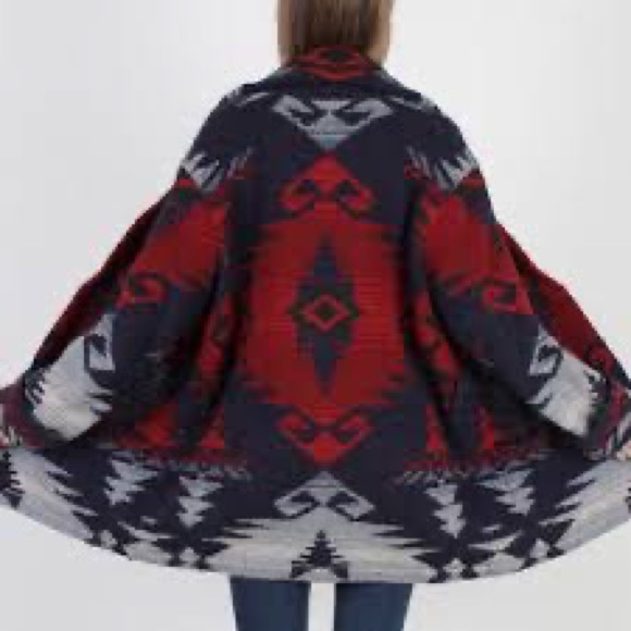 Lauren Ralph Lauren | Sweaters | Lauren Ralph Lauren Southwestern Native American Wrap Cardigan ...